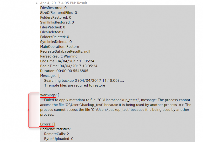 Warning and error notifications – files.fm blog